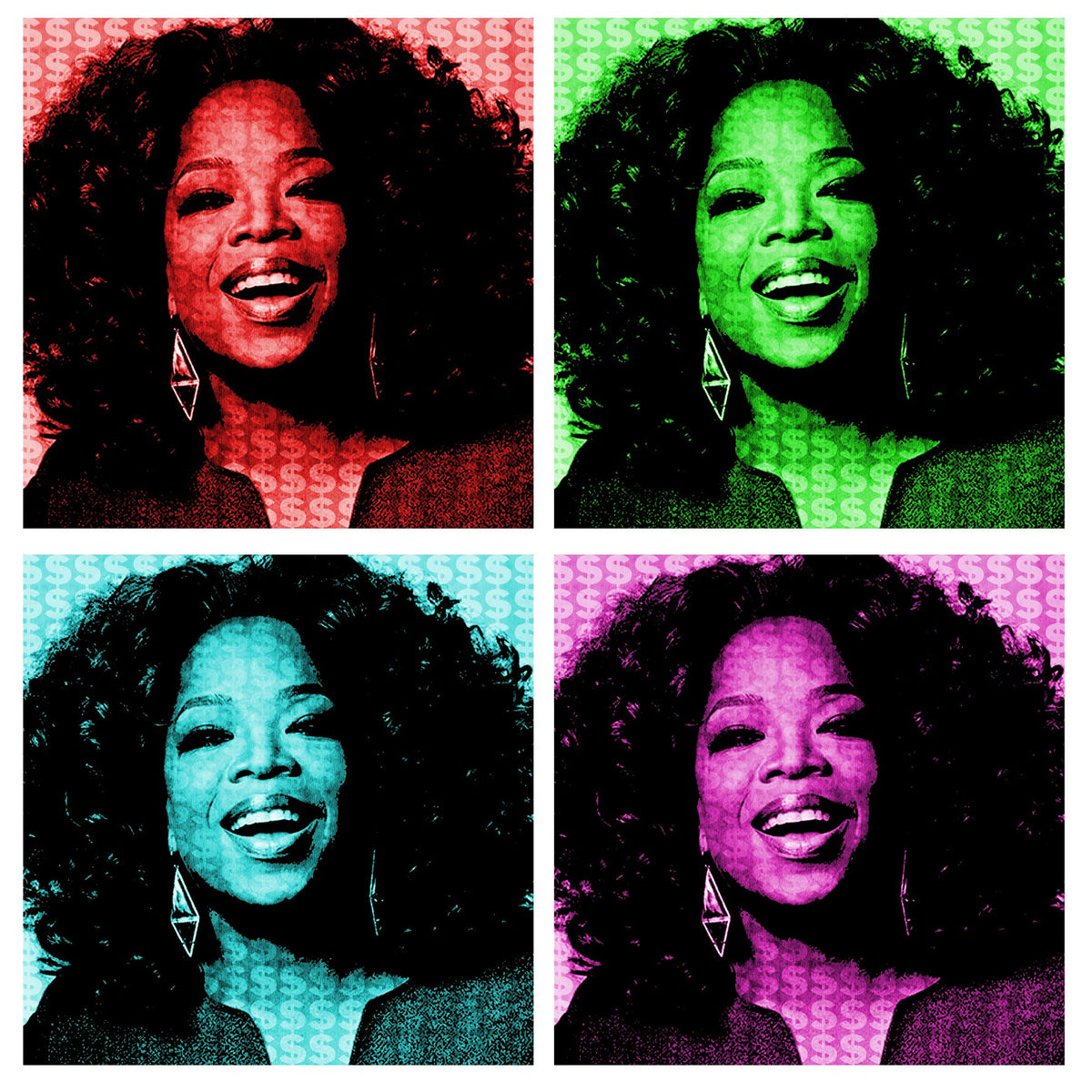 Oprah Winfrey Disruptive Fine Art Print – Dollarsandart